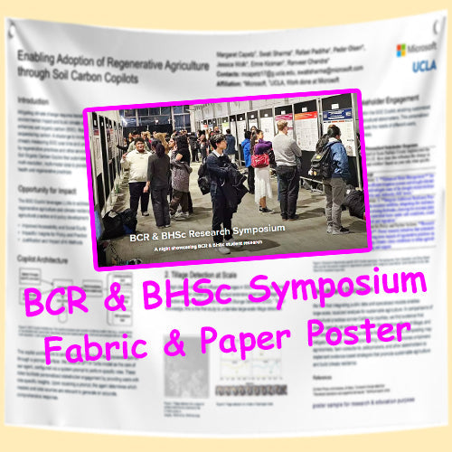 BCR & BHSc Research Symposium 2026 Premium PAPER Posters – posterandsign