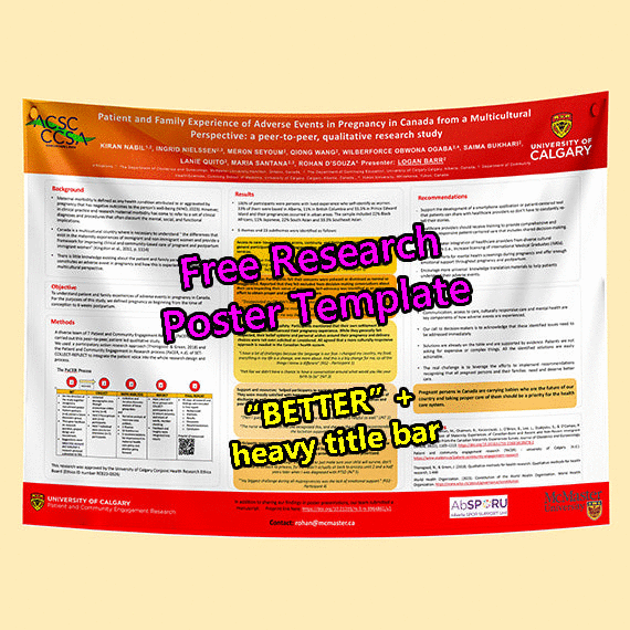 Research Poster Template & Fabric Research Poster fm $70 (36x48 ...