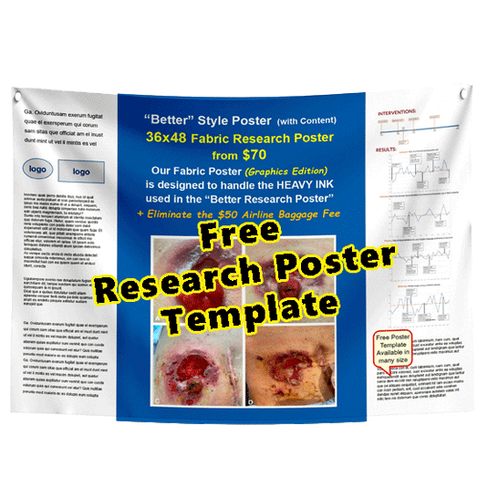 Powerpoint Research Poster Template - from PosterAndSign.com ...