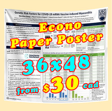 Paper & Fabric Research Poster $70 (36x48 $6/ft) UBC Vancouver Kelowna ...
