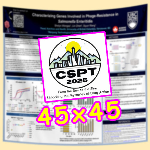 CSPT 2025 Vancouver Research Fabric Poster 45x45 $90 – posterandsign