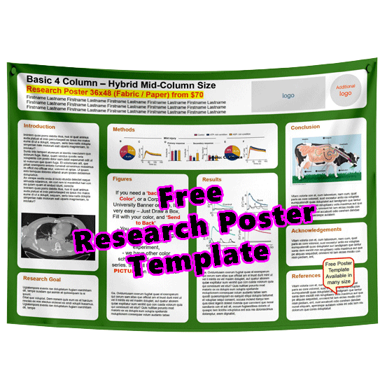 Research Poster Template 36x48 4-Column - PosterAndSign.com – posterandsign
