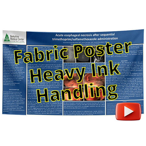 Excellent HEAVY INK Print Quality with our Fabric Research Poster ...