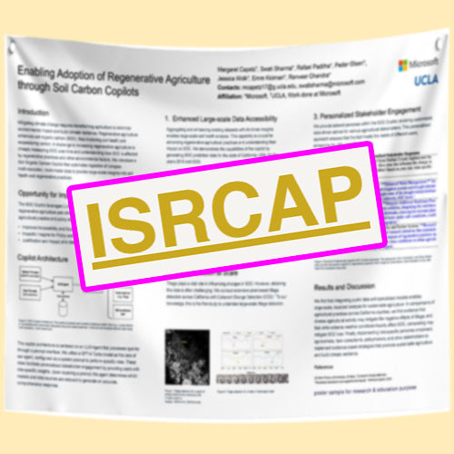 ISRCAP 2025 Vancouver Conference Research Fabric Poster 36x48 $70 ...