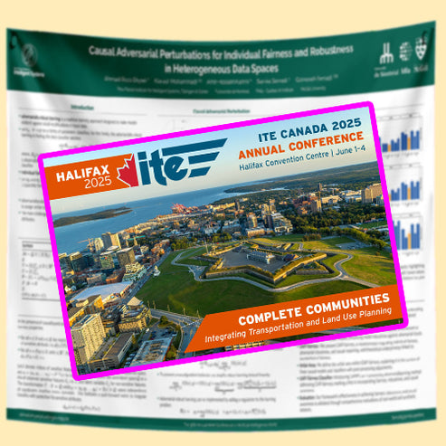 ITE Canada 2025 Conference Research Poster - Fabric Poster 36x48 ...
